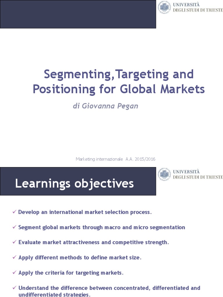 Segmenting Targeting and Positioning For PDF | PDF | Market ...