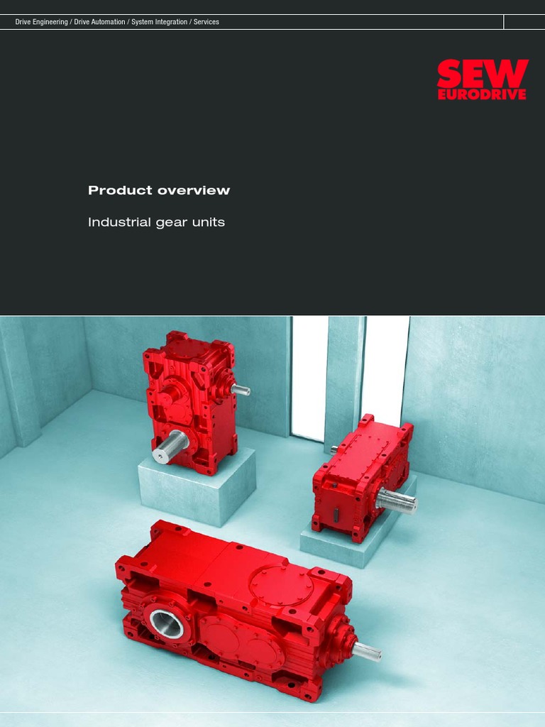 Industrial Gear Units Overview by SEW-EURODRIVE | PDF | Gear | Bearing ...