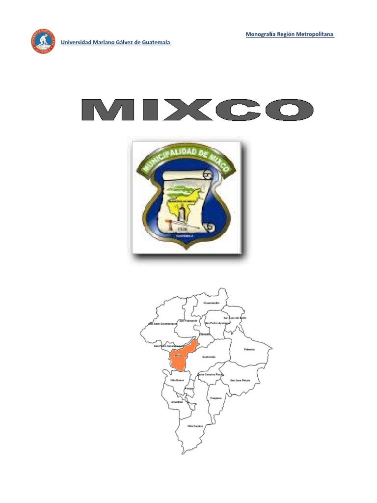 Mixco | PDF | Guatemala | Naturaleza