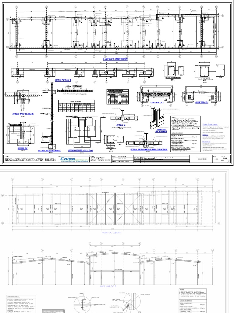 Planos Estructurales | PDF | Ingeniero civil | Ingeniería estructural
