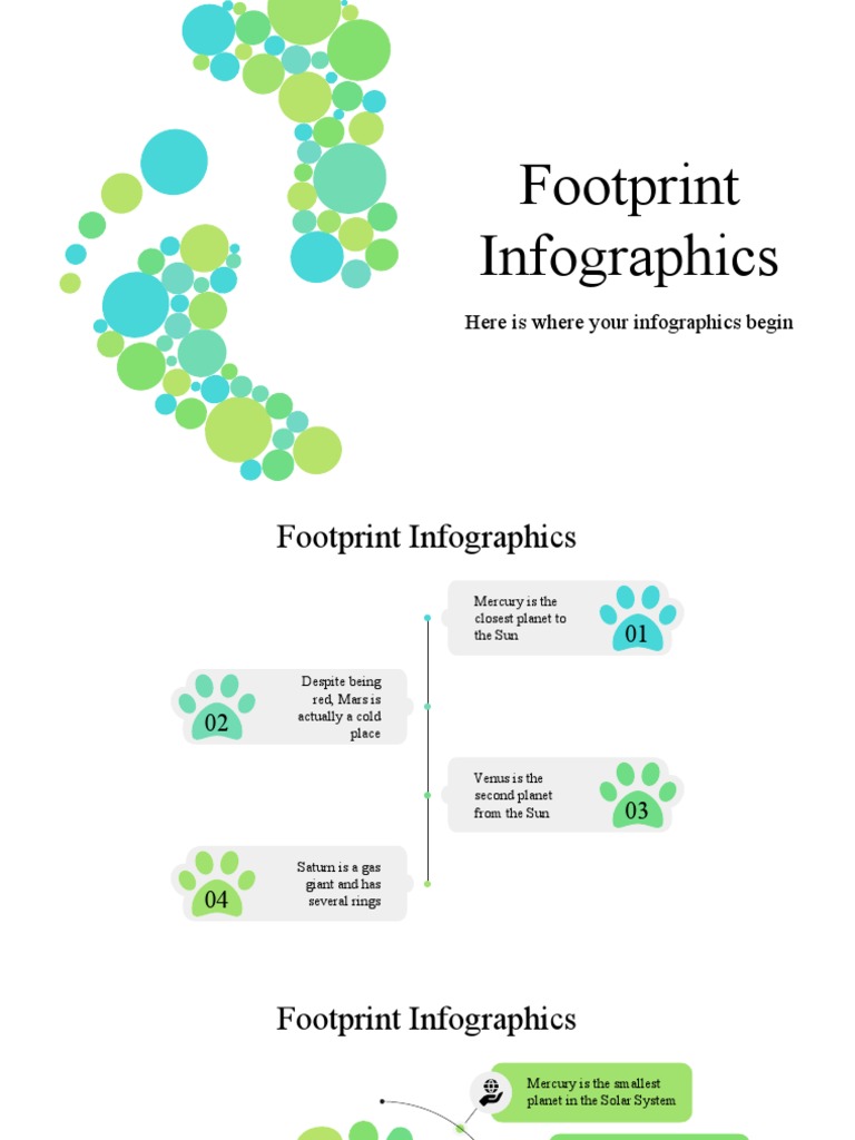 Footprint Infographics by Slidesgo | PDF | Solar System | Planets