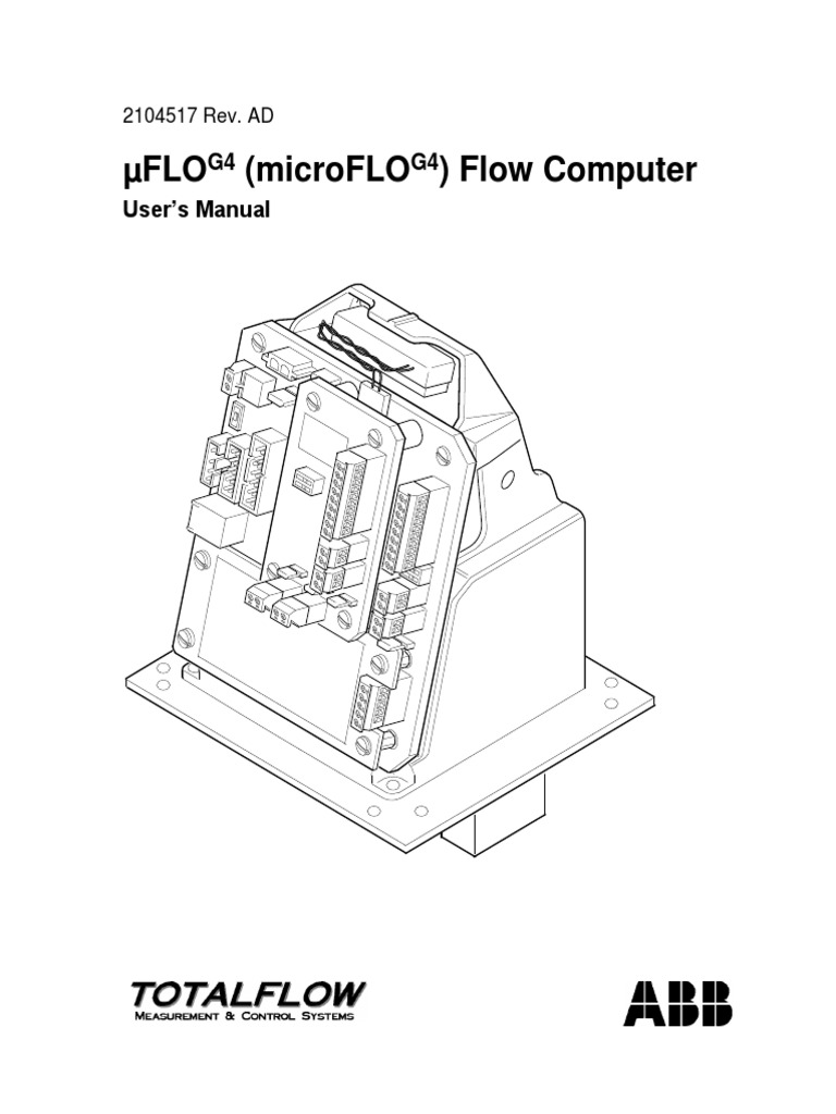 Μflo (Microflo) Flow Computer: G4 G4 User'S Manual | Download Free PDF ...