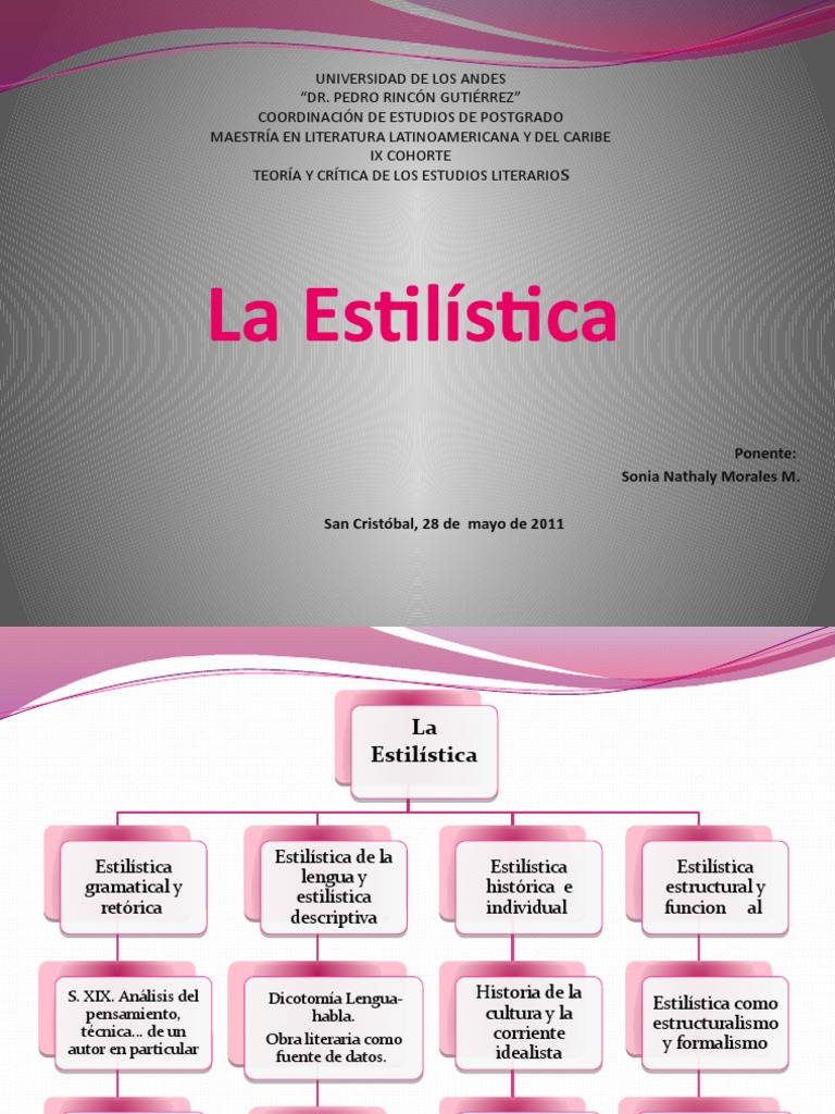 La Estilística | PDF | Poesía | Autor
