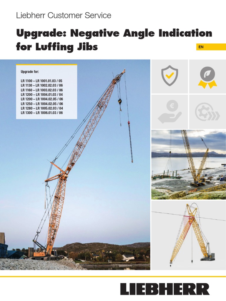 Negative Angle Indication for Luffing Jibs: An Upgrade Package from ...
