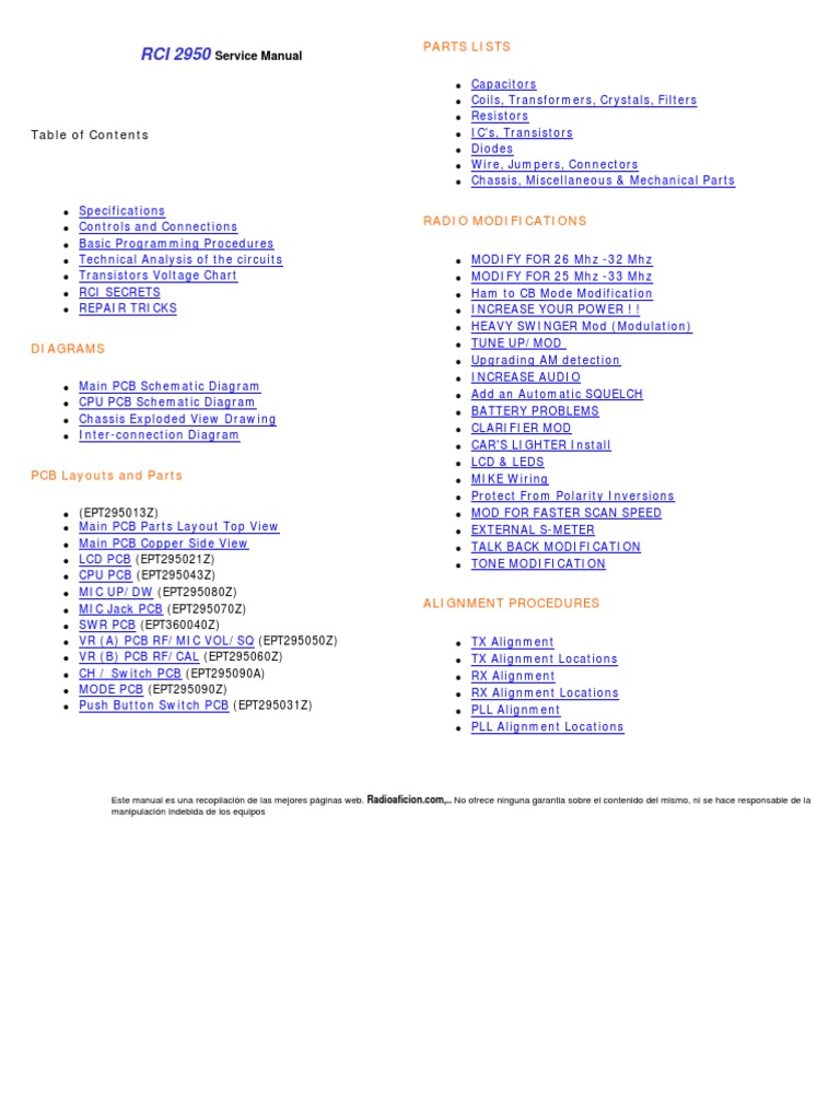 Rci Bible | PDF | Printed Circuit Board | Amplifier