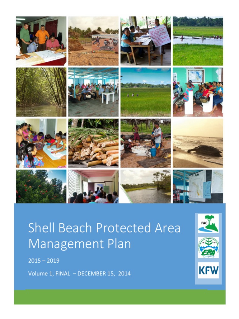 Shell Beach Protected Area Management Plan: 2015 - 2019 Volume 1, FINAL ...