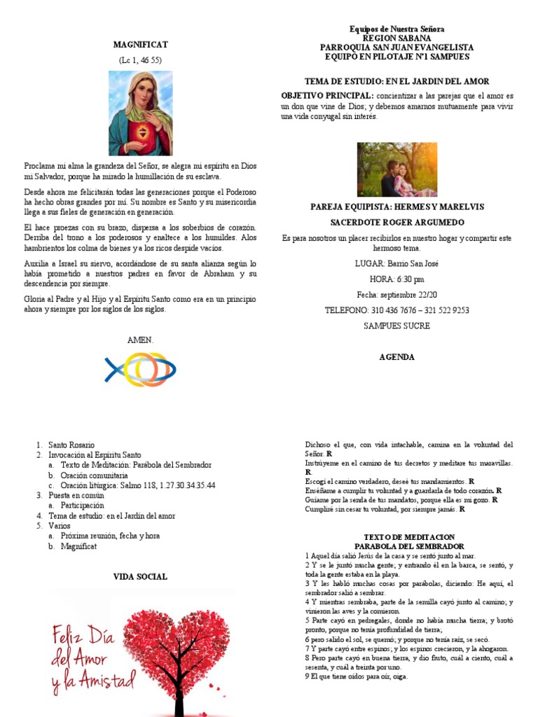 Folleto Marelvis | PDF | Comportamiento religioso y experiencia ...