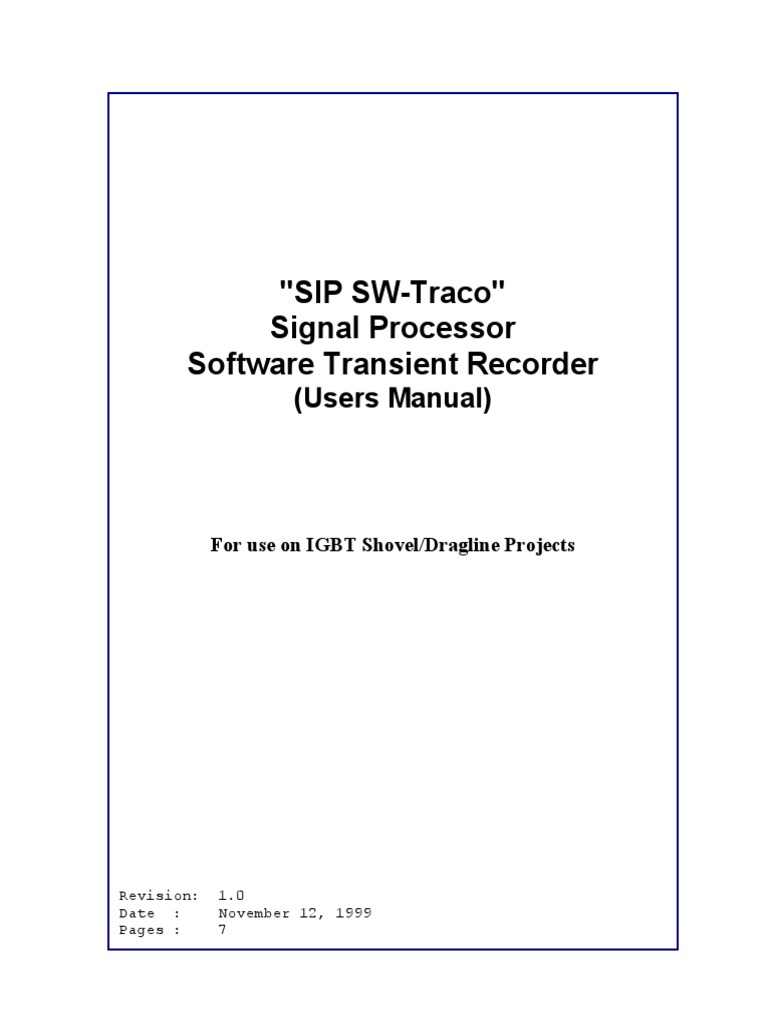 ch16 - Software Traco Users Manual | PDF | Menu (Computing) | Computer File