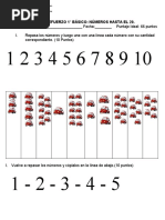 Guia de Descomponer Números Del 0 Al 10 de Forma Pictórica. | PDF