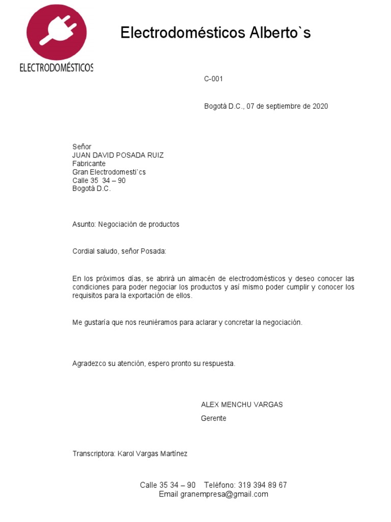 Carta. Estilo Bloque-Estrategia | PDF