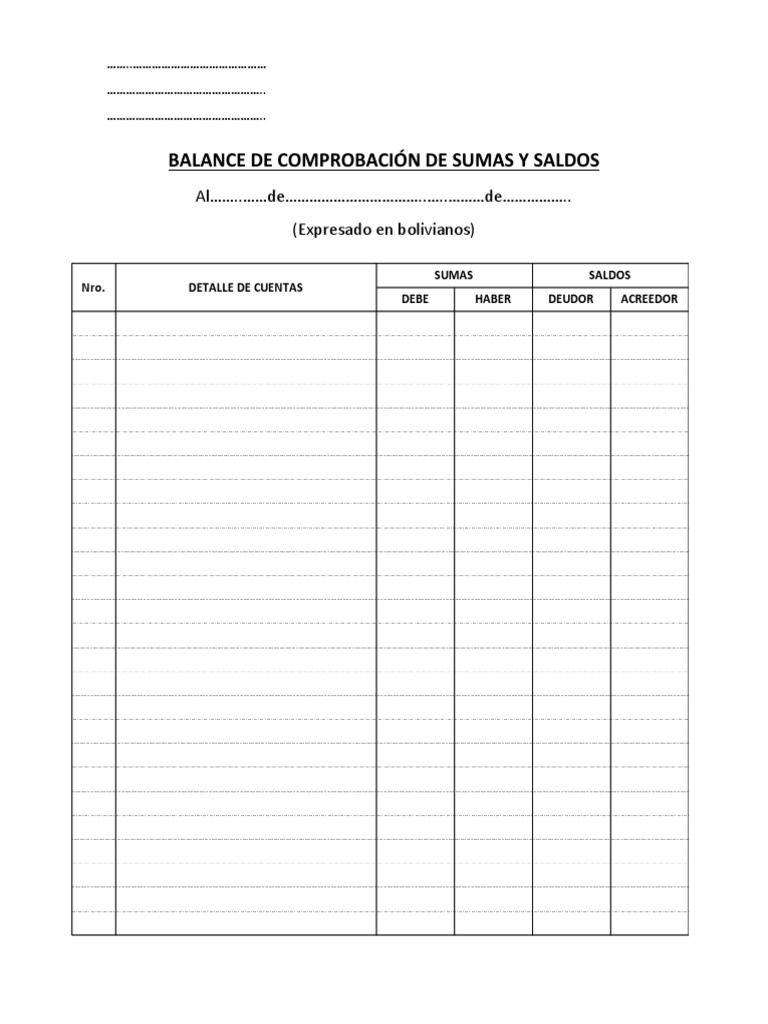 Docx Balance De Comprobacion De Sumas Y Saldos Hoja1 Dokumentips Porn Sex Picture