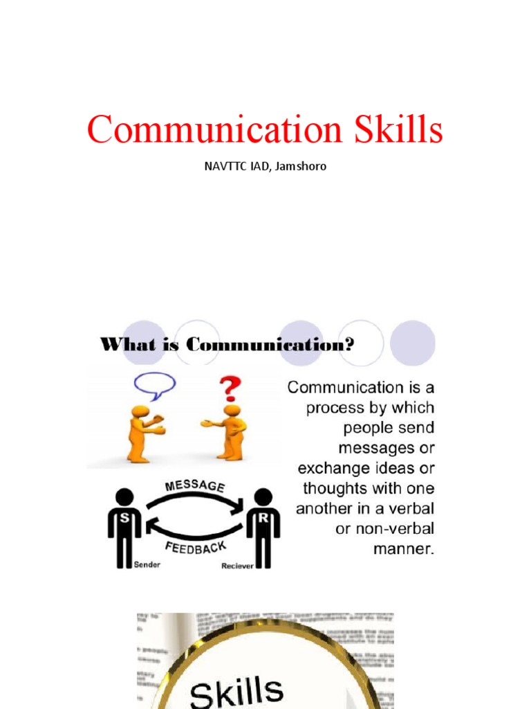 Communication Skills: NAVTTC IAD, Jamshoro | PDF | Extraversion And Introversion | Behavior ...