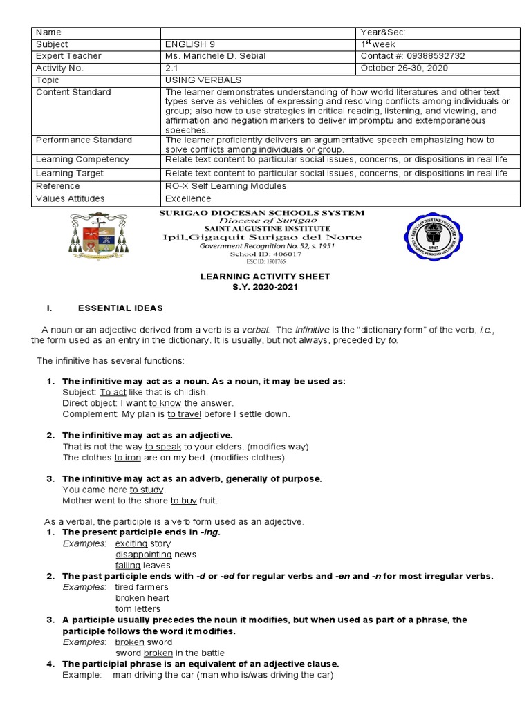 Examples: Exciting Story | PDF | Verb | Adjective