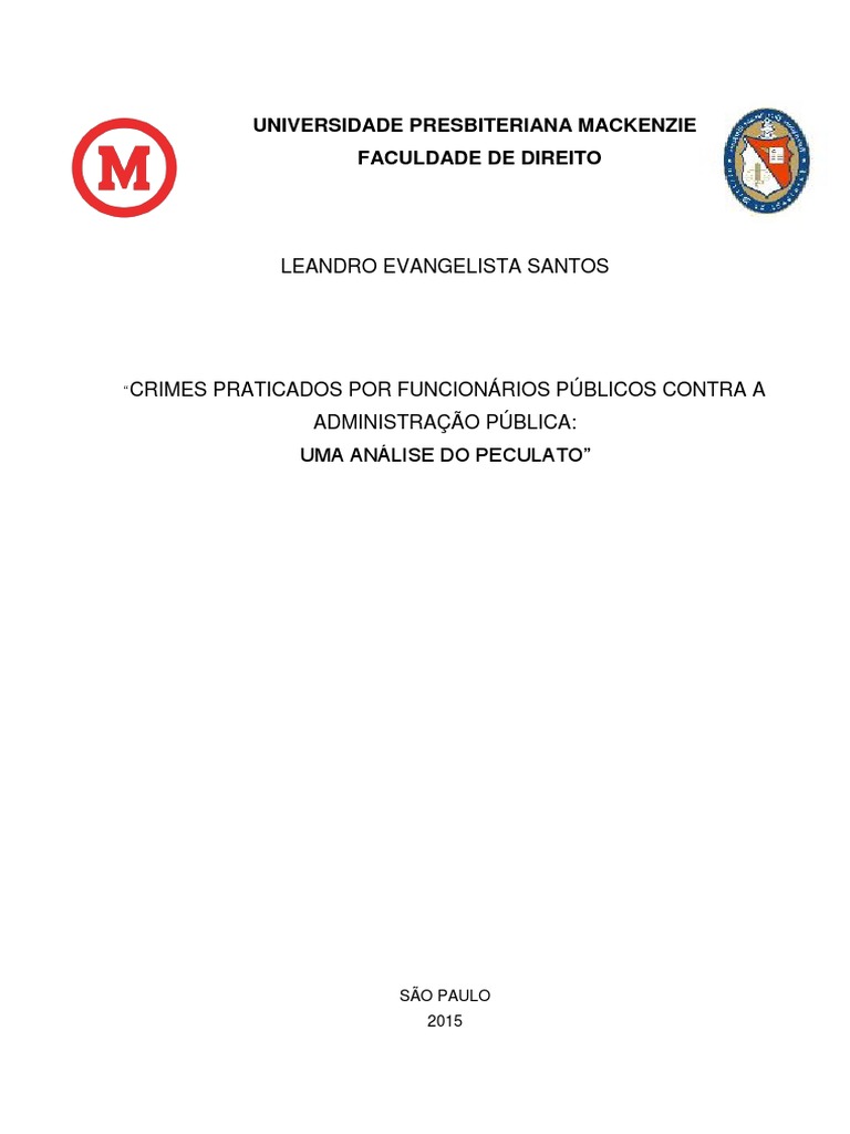 TCC PDF | PDF | Crime e Violência | Thriller criminal