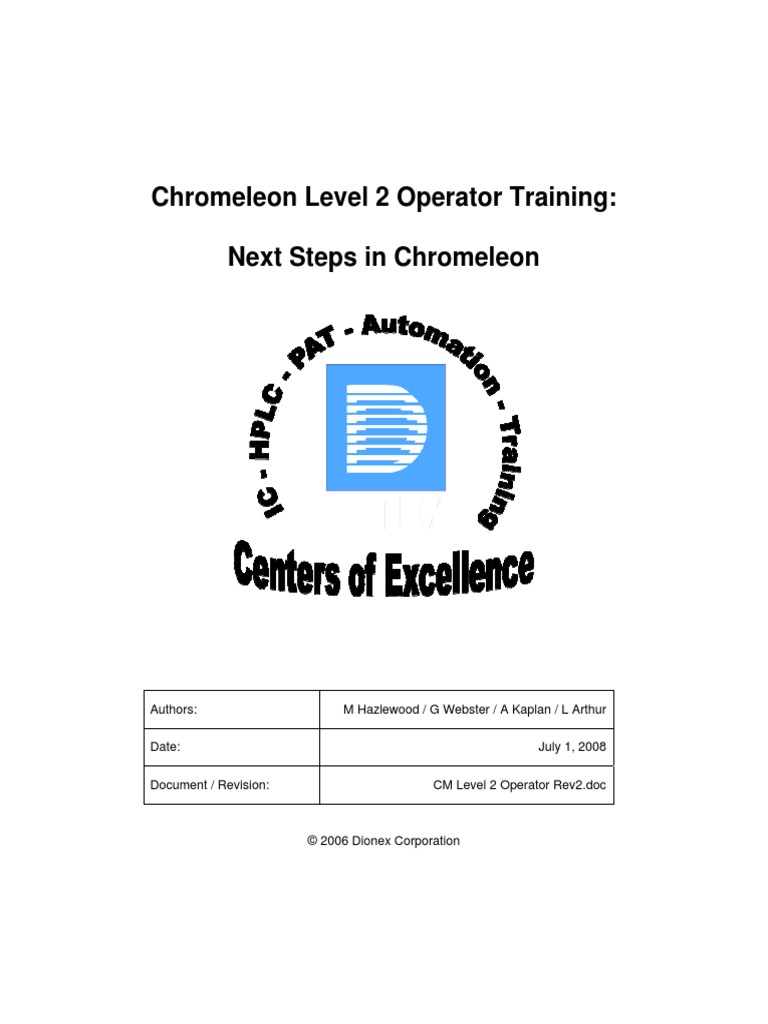 CM Level 2 Operator Rev 2 | PDF | Server (Computing) | Client (Computing)