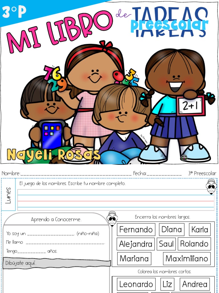 Tareas Preescolar 3 Star Creando. Star Leyva. Nayeli Rosas. | PDF | Color | Diseño gráfico