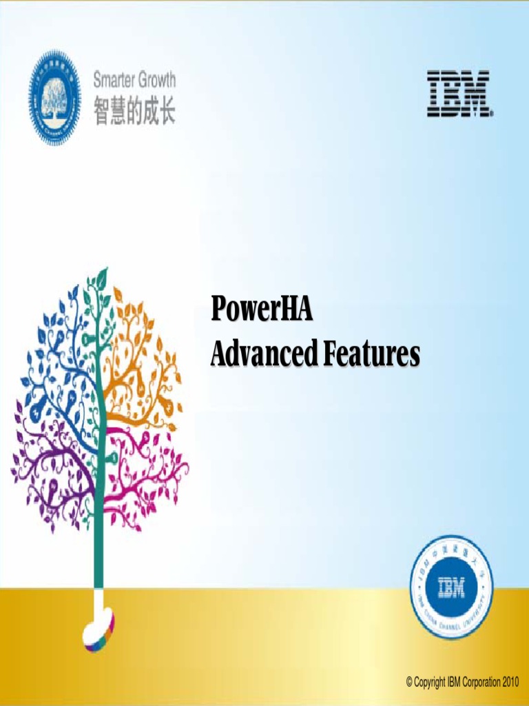 PowerHA 6 Advanced Features | PDF | Online And Offline | Computer Hardware