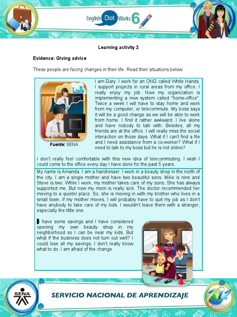 Evidence - Giving - Advice Complete | PDF | Communication