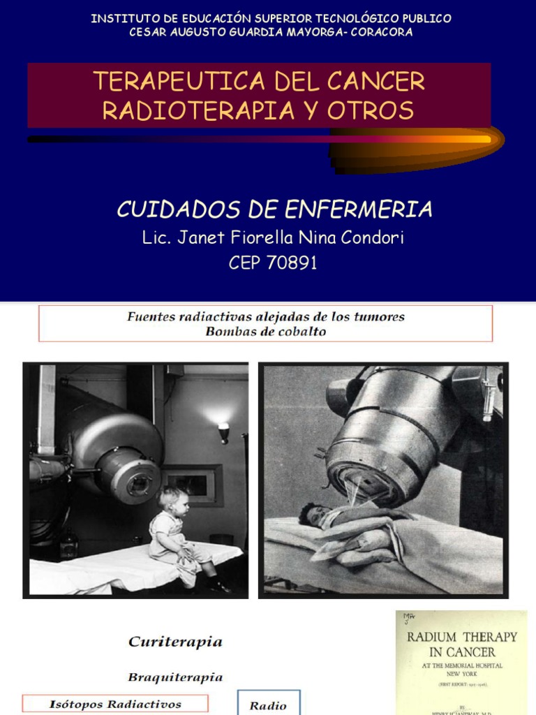 RADIOTERAPIA y BRAQUITERAPIA | PDF | Terapia de radiación | Cáncer