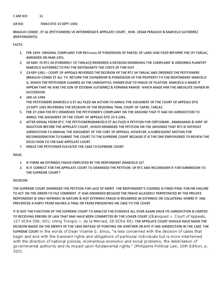 Dispute Over Inheritance of Two Parcels of Land in Batangas Between ...