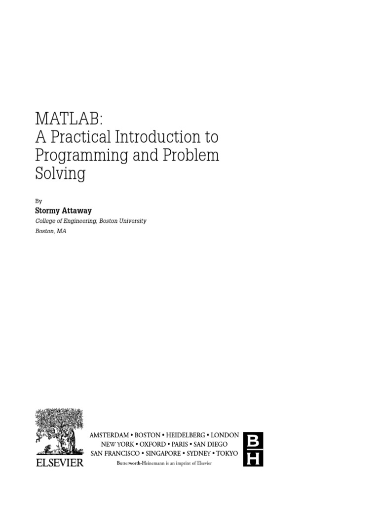 Matlab - A Practical Introduction To Programming and Problem Solving-2 ...