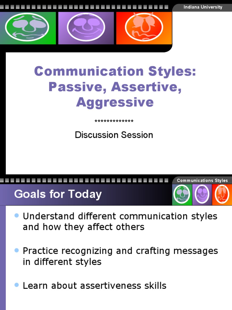 Communication Styles For Exams ZN | PDF | Communication | Behavioural Sciences