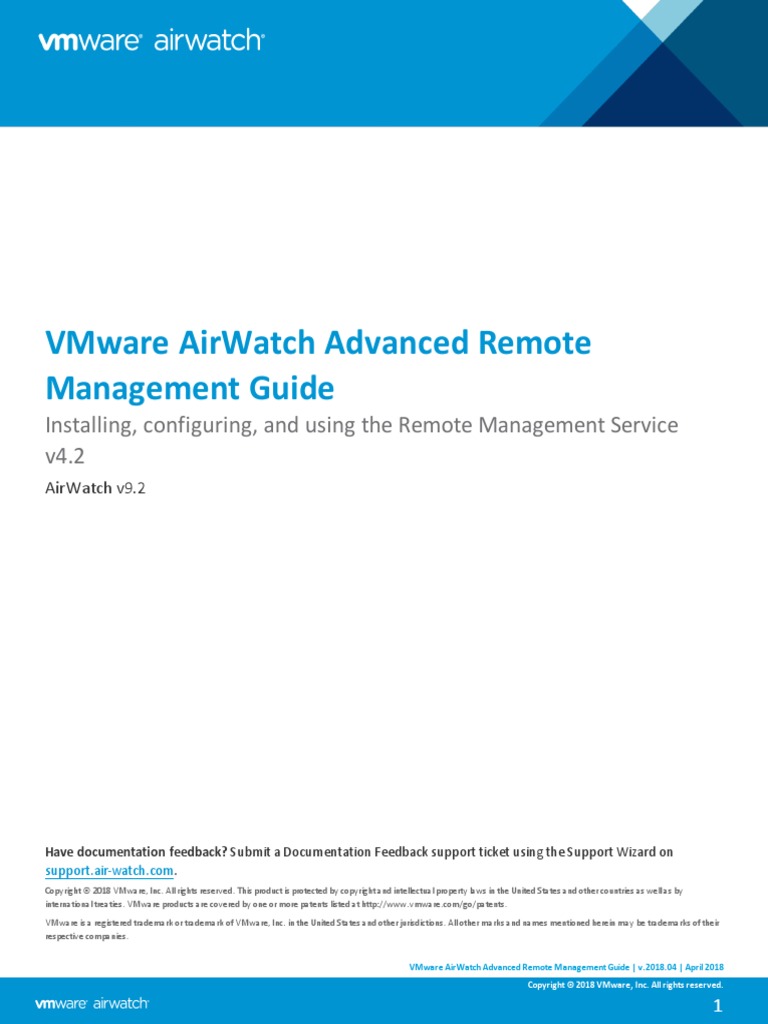 Advanced Remote Management Guide v9 - 2 | PDF | Application Programming ...