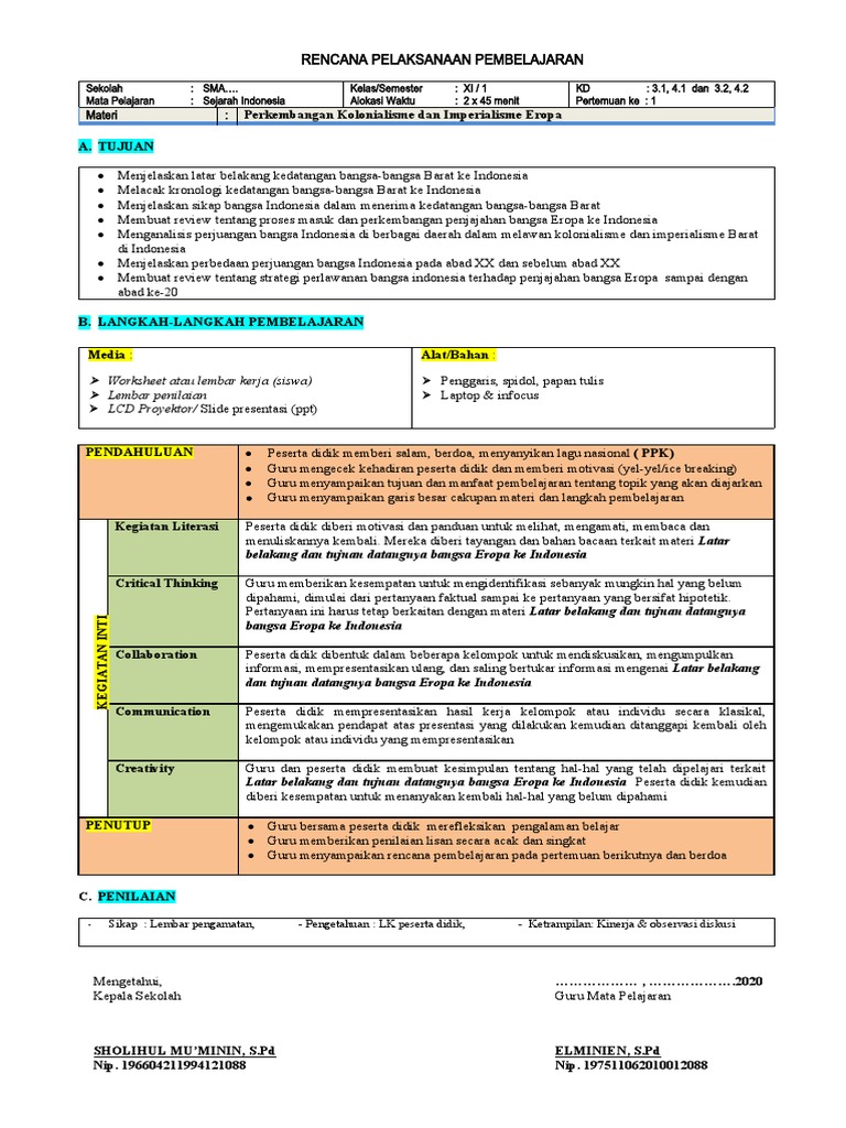 RPP 1, Rev 2020 | PDF