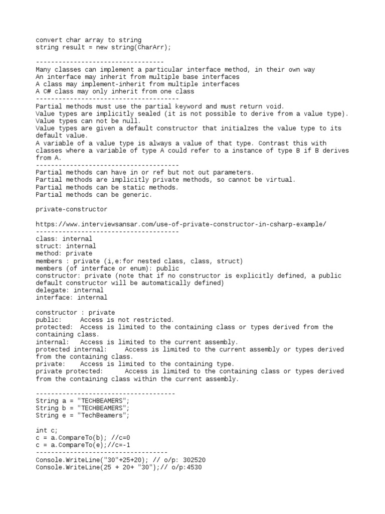 Basics Pdf Constructor Object Oriented Programming Programming