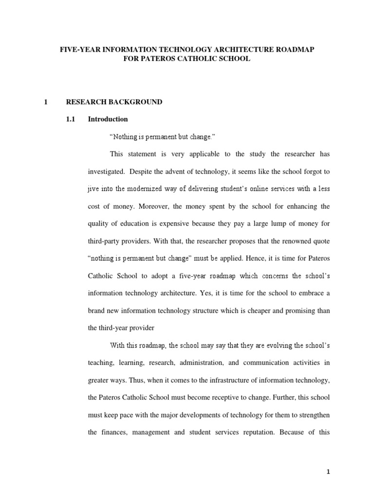 JACER-DLSU-MIT-Capstone-IT Roadmap-V6 PDF | PDF | Enterprise ...