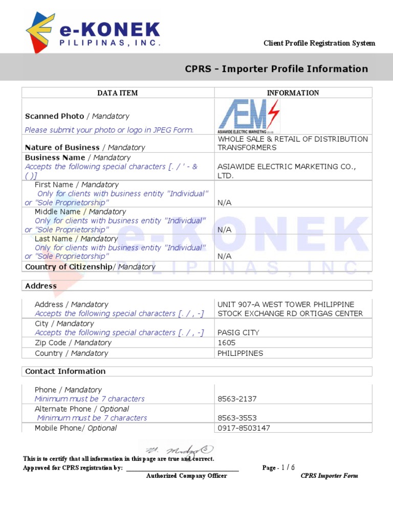 CPRS Econek | PDF | Fax | Business