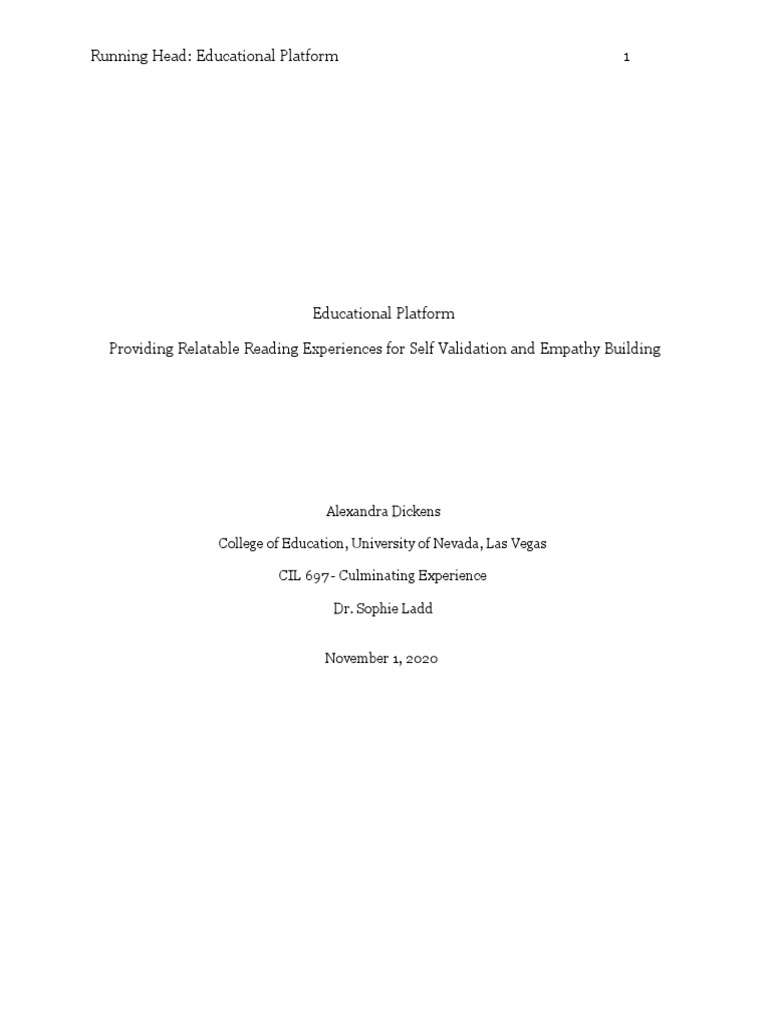 Teaching Philosophy - Platform Statement | PDF | Reading Comprehension ...