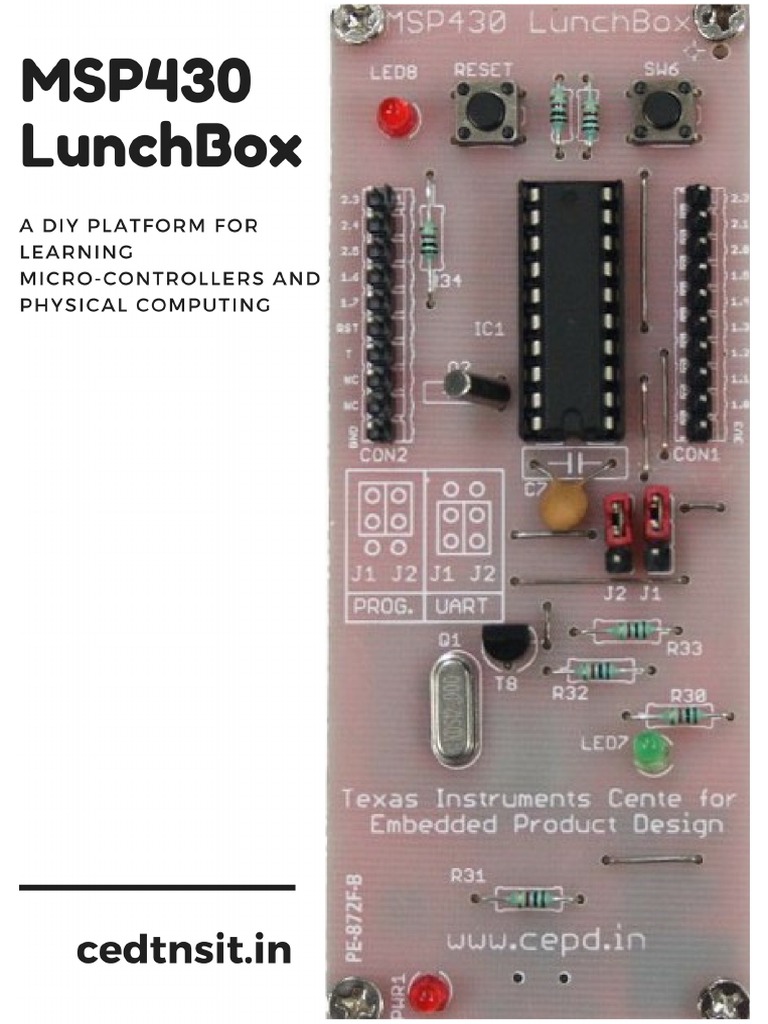 Inexpensive MSP430 LunchBox Guide | PDF | Arduino | Electronics