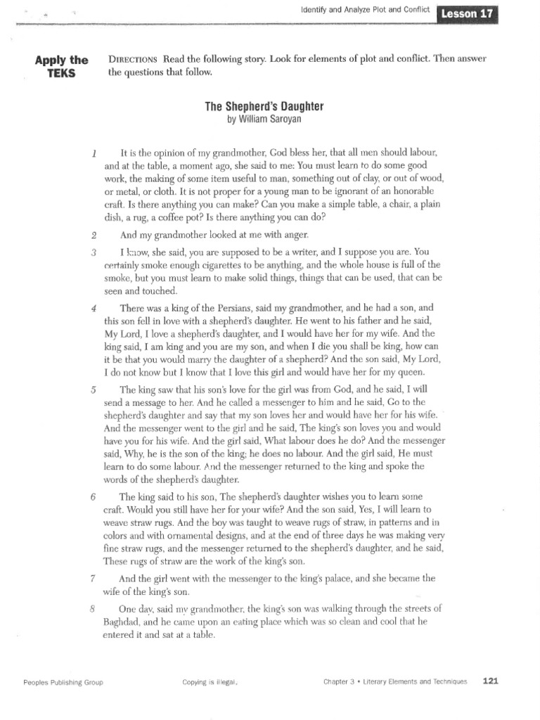 The Shepherds Daughter - Short Story. Paper | PDF