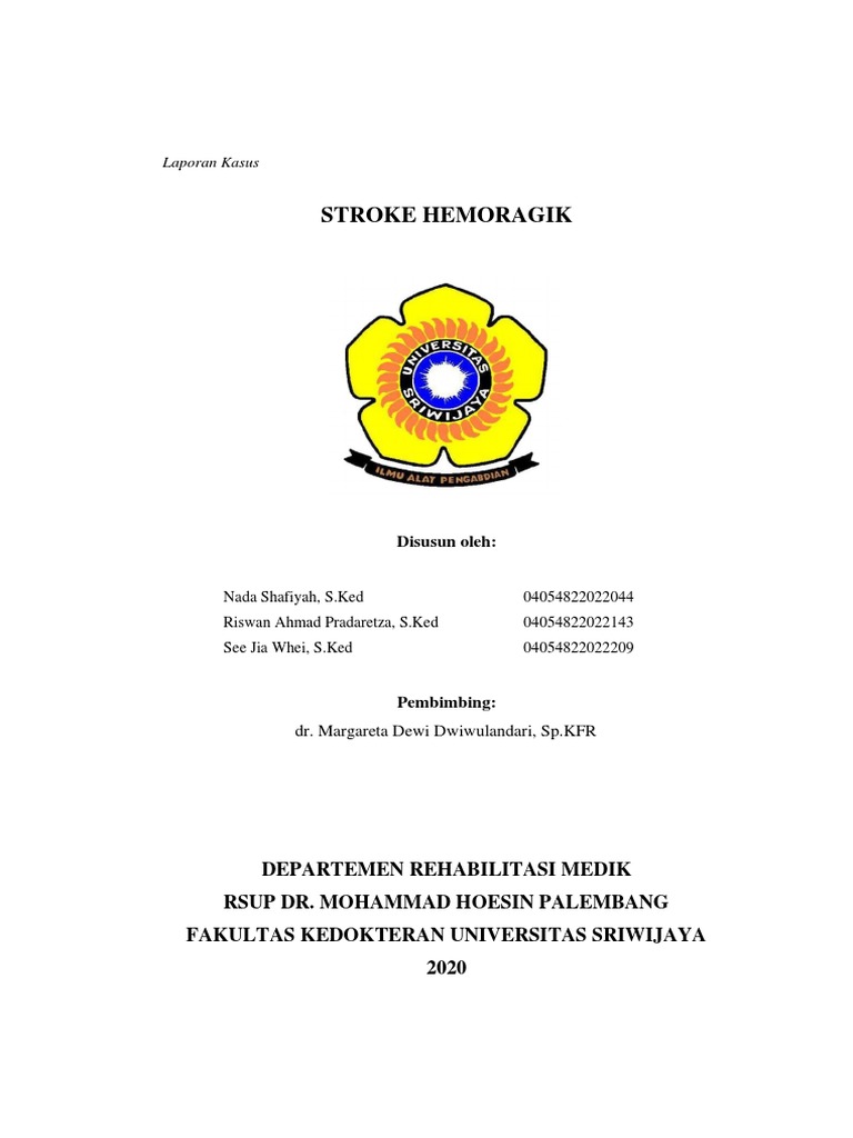 Case Stroke Hemoragik | PDF