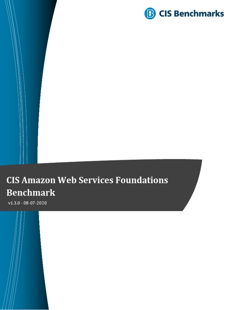 CIS Amazon Web Services Foundations Benchmark v1.3.0 PDF | Download ...