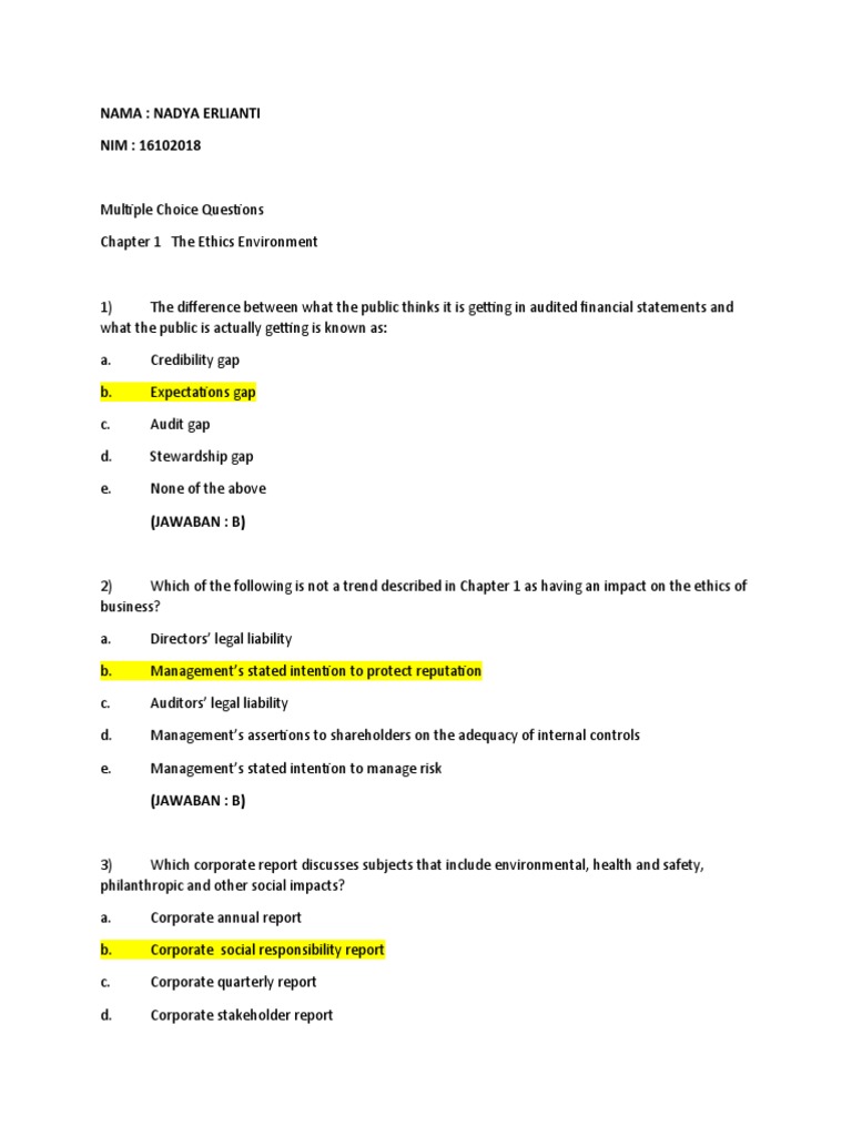 Multiple Choice Questions | PDF | Utilitarianism | Virtue Ethics