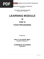 Lesson Food Processing Pickling | PDF | Pickling | Fermentation