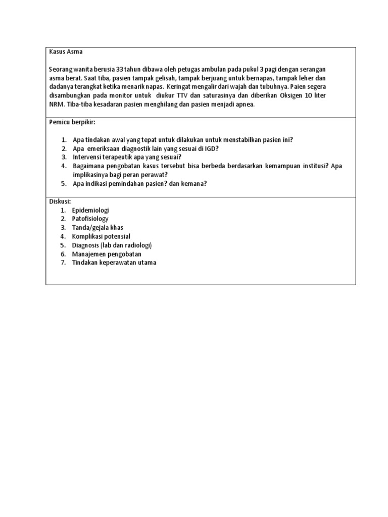 Kasus Asma PDF | PDF