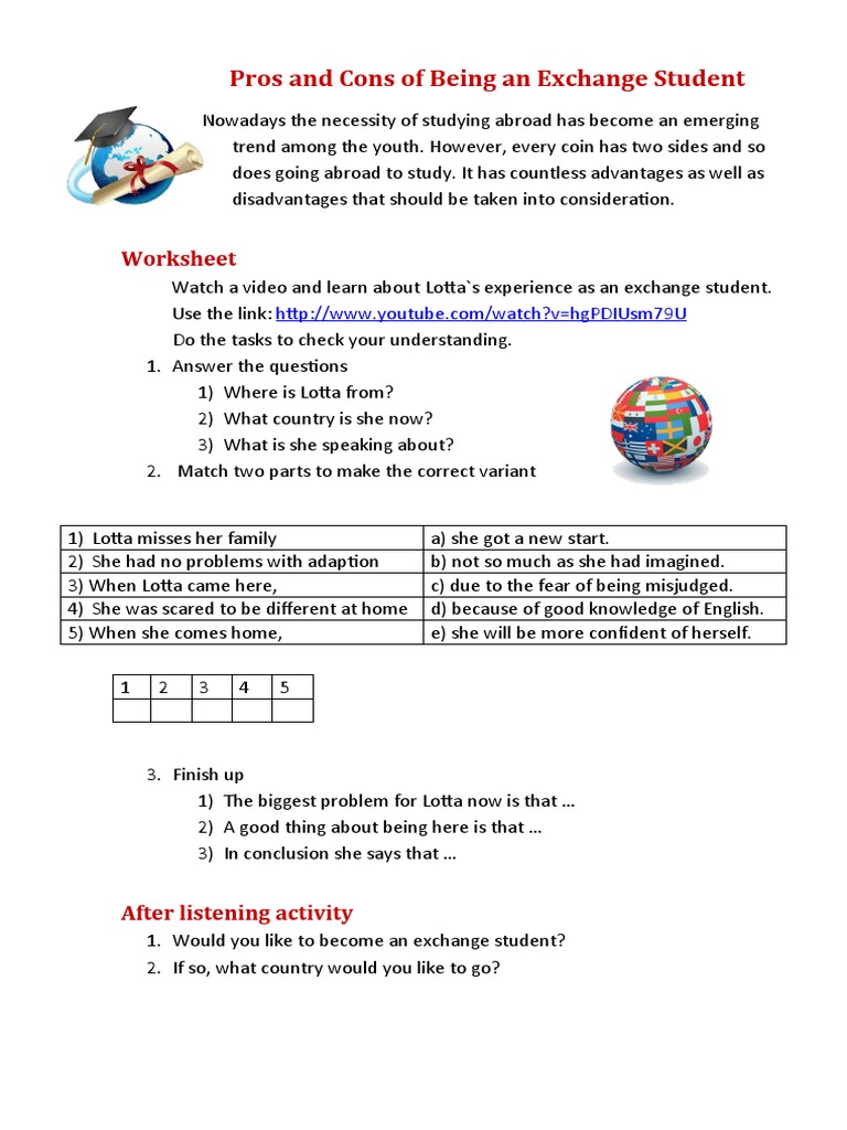 Worksheet No. 2 Pros-And-Cons | PDF