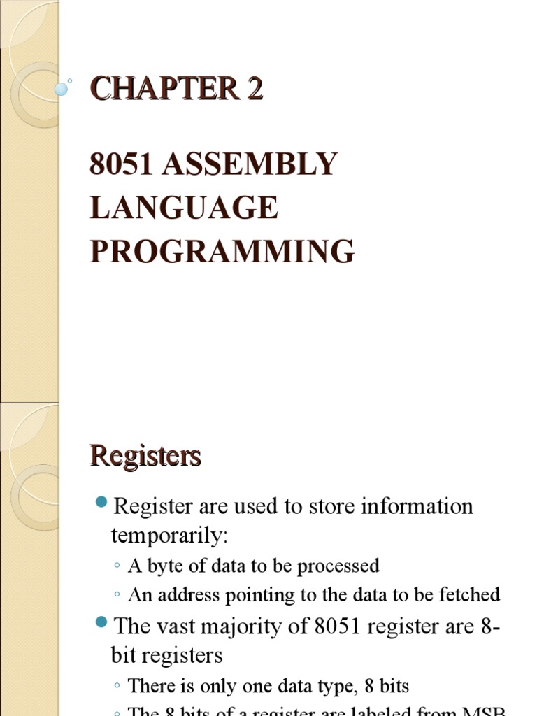 Lecture 02 | PDF | Assembly Language | Computer Program