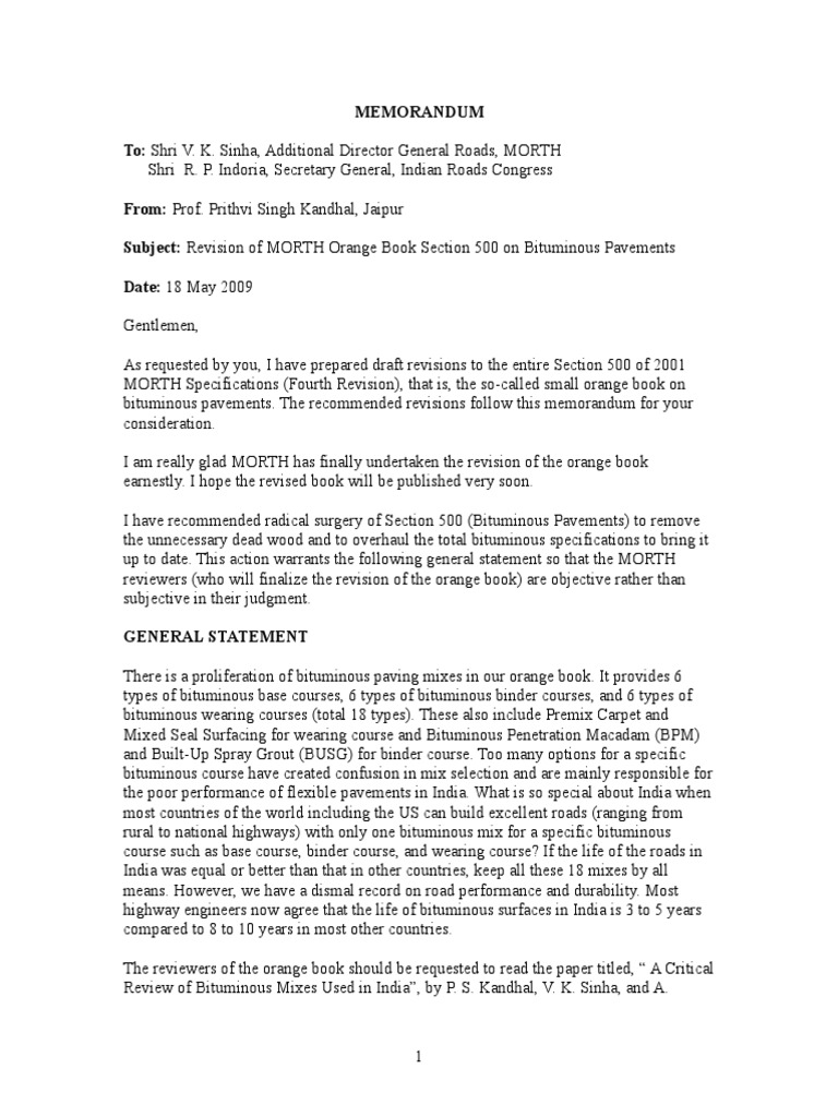 Kandhal - Recommended-Revisions-to-MORTH-Specifications-Section-500 PDF ...