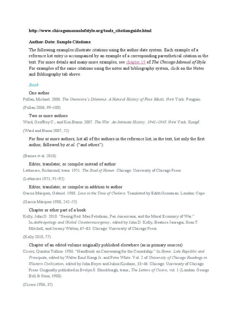 Chicago Manual Style | PDF | Digital Object Identifier | Citation