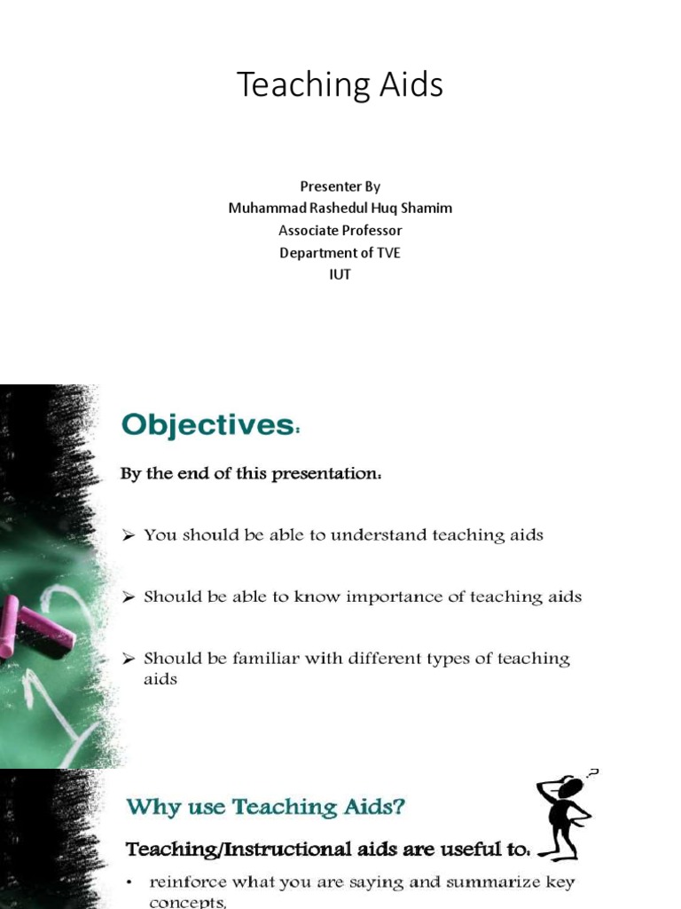 Effective Teaching Aids | PDF | Classroom | Teachers