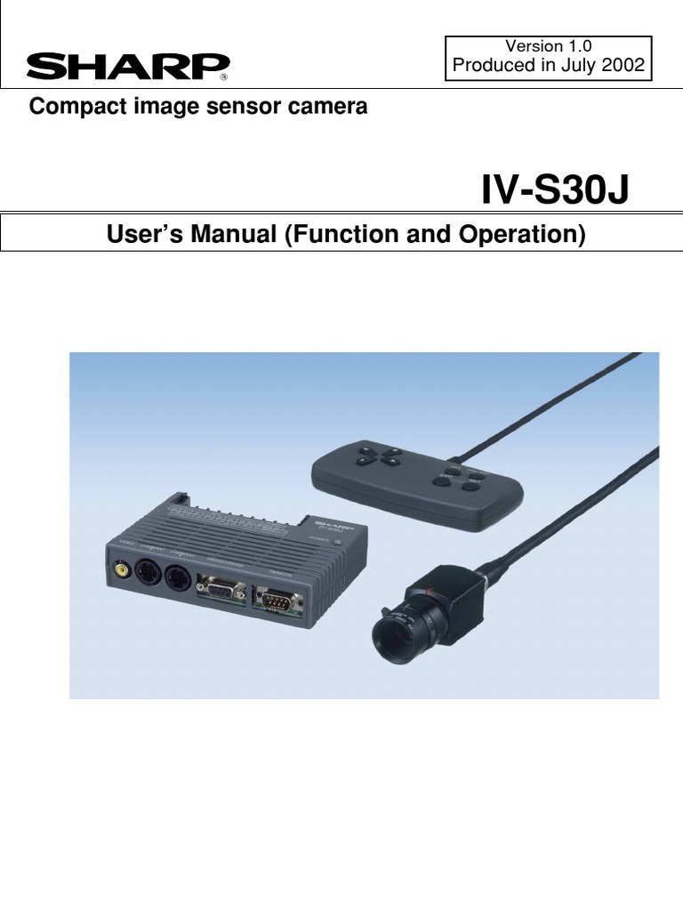 IV-S30J User's Manual | PDF | Computer Hardware | Input/Output