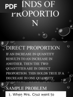 Direct, Inverse, and Partitive Proportions | PDF | Teaching Methods ...