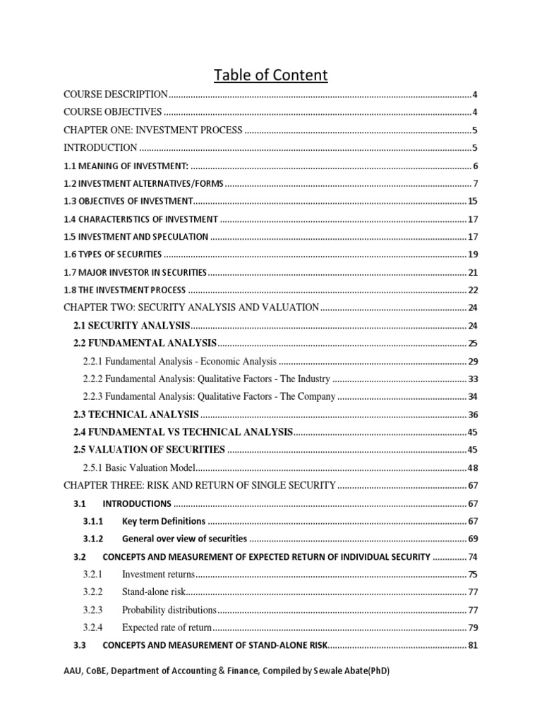 Final Module | Download Free PDF | Investing | Stocks