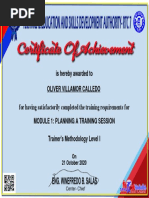 TESDA Skills Assessment Form | PDF | Learning | Business