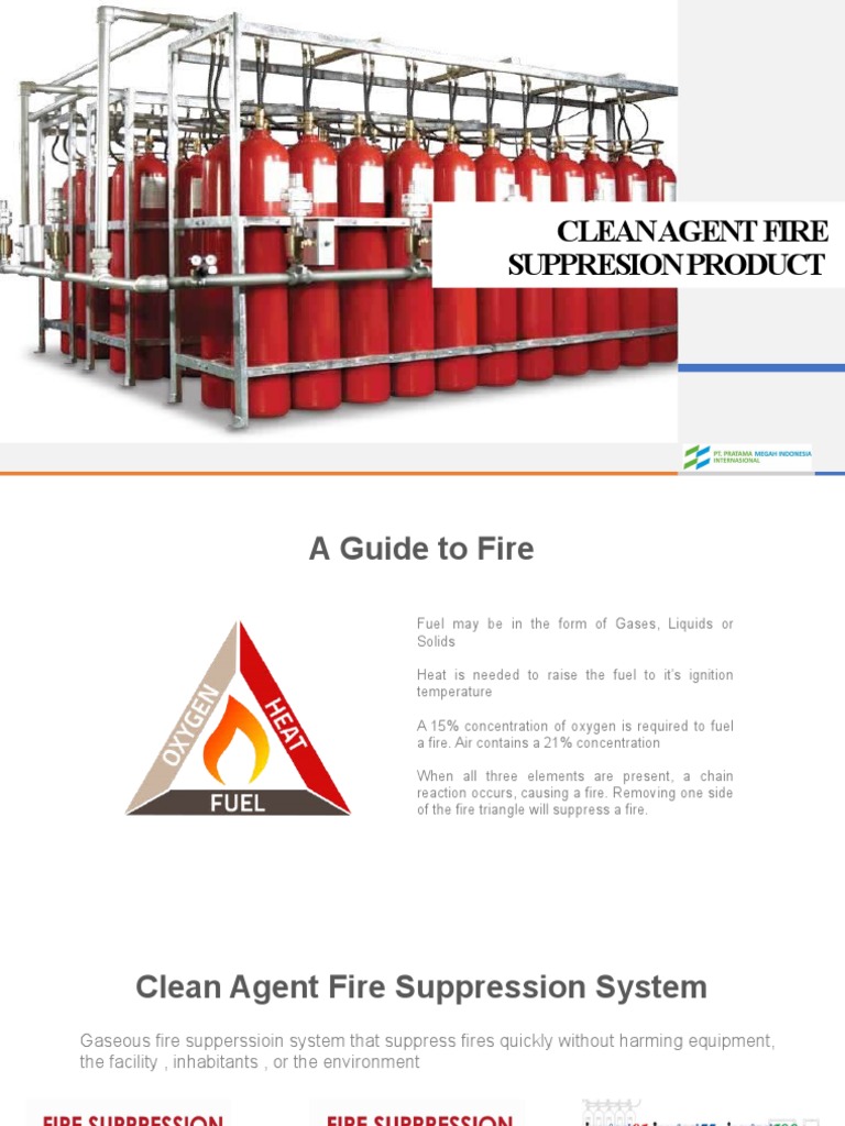 CLEANAGENT FIRE SUPPRESION SYSTEM GUIDE | PDF | Fires | Valve