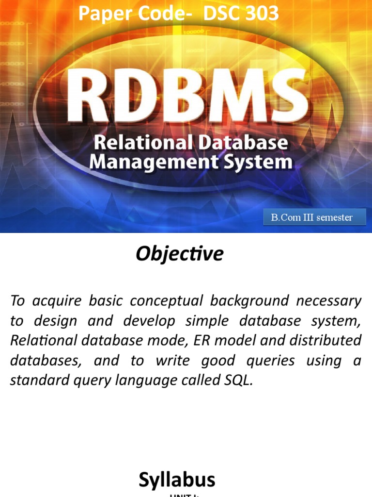 Introduction of DBMS | PDF | Relational Database | Relational Model